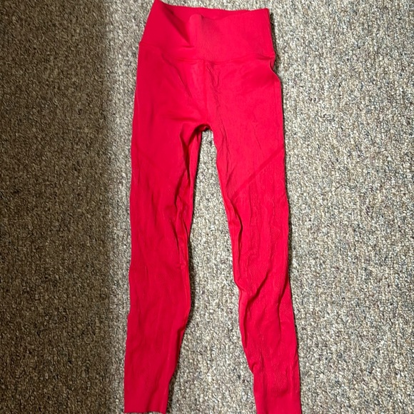 Fabletics | Pants & Jumpsuits | Red Fabletic Leggings | Poshmark